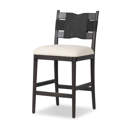 Amber Lewis x Four Hands Tova Stool-Bergamo Parchment-Counter | Birch Lane